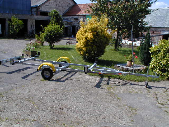 NORD VOILE - Remorque ROCCA neuve (petites roues) pour catamaran, avec ...